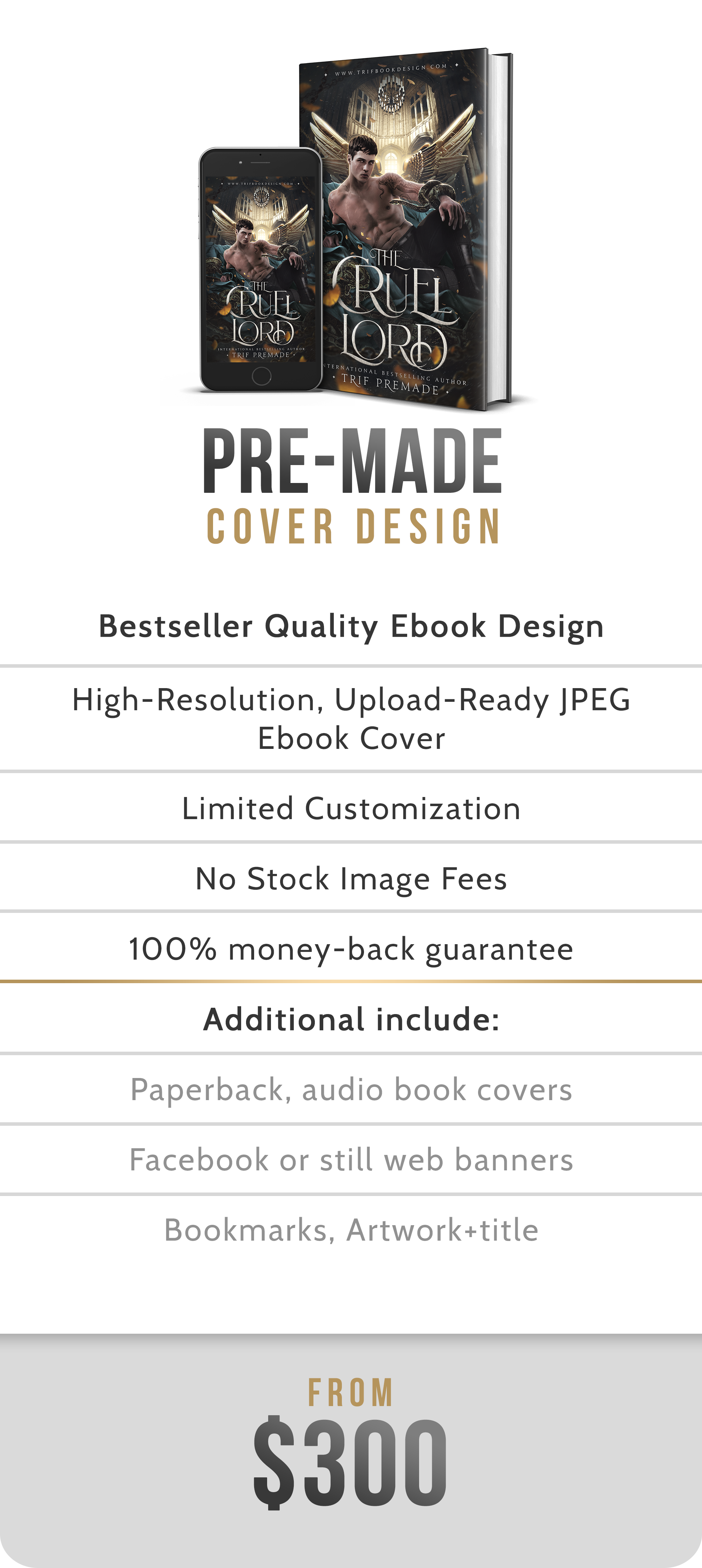 Book Cover Design Services & eBook Cover Design - TrifBookDesign